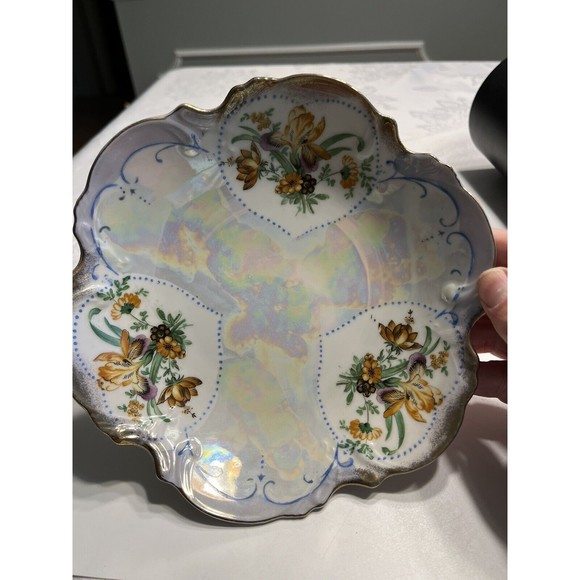 Trimont Ware | Accents | Vintage Trimont Ware Japan Floral Lustreware ...